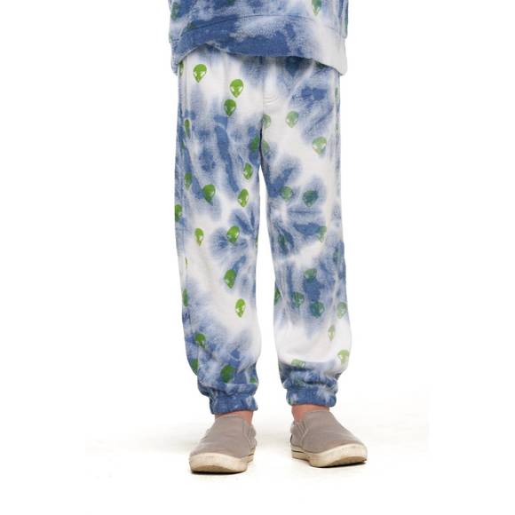 Chaser | Bottoms | New Chaser Kids Aliens Tie Dye Pant In Blue | Poshmark